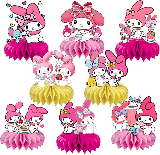 Amazon.com: ZPLHBHX 8Pcs Melody Honeycomb Table Centerpiece, Melody ...
