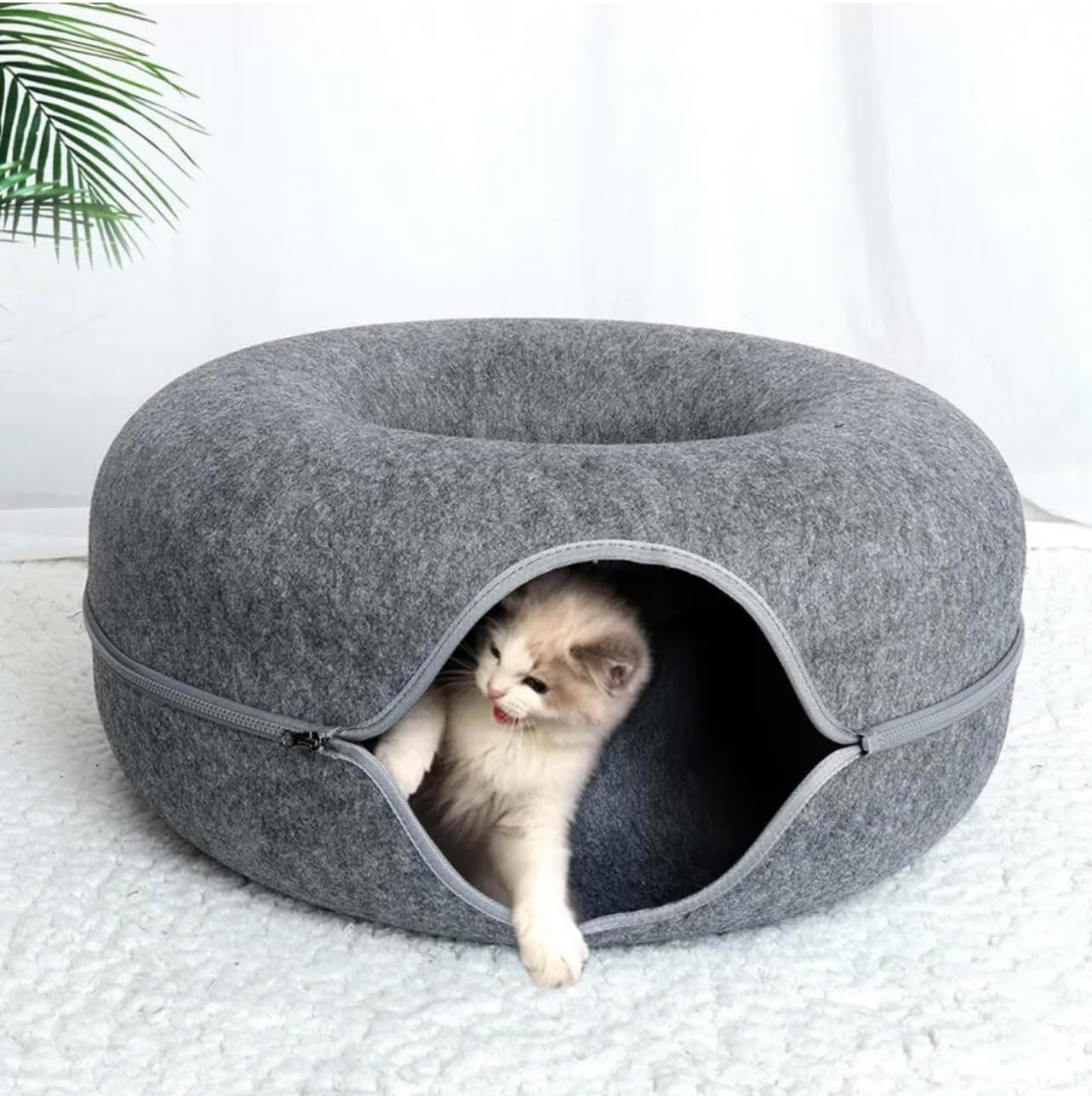 Amazon.com : kathson Cat Tunnel,Felt Cat Houses&Condos Cat Hideaway for ...
