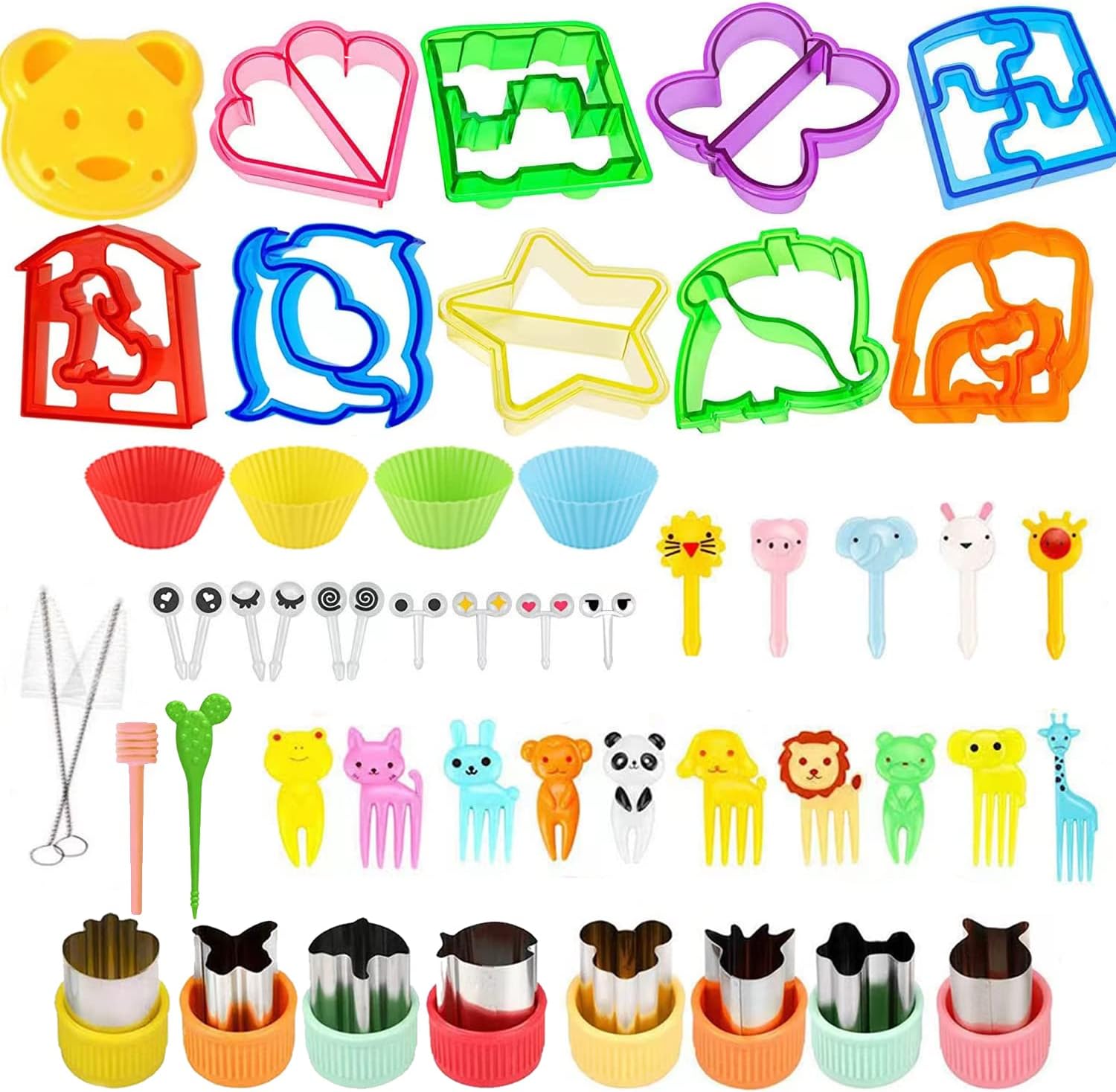 Amazon.com: 48PCS Sandwich Cutter Set, Kid Sandwich Bread Cutter ...