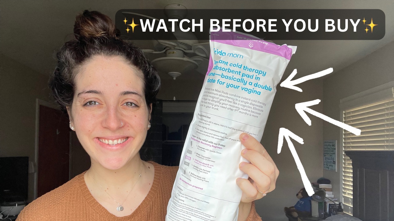 Watch Honest Review - Frida Mom Postpartum Ice Pack Pads on Amazon Live