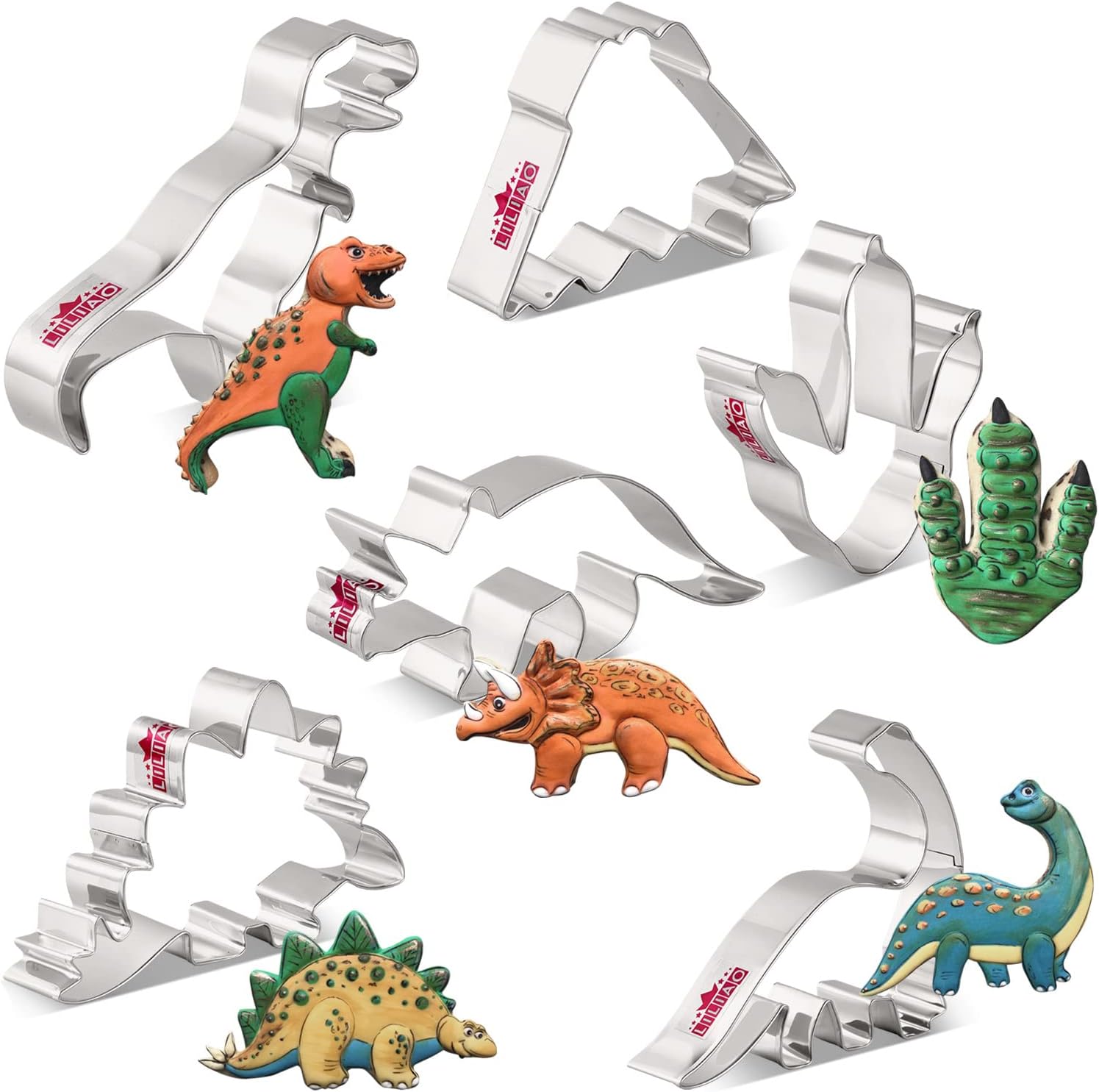 Dinosaur Cookie Cutter Set - 6 Piece - T-rex, Botswana | Ubuy