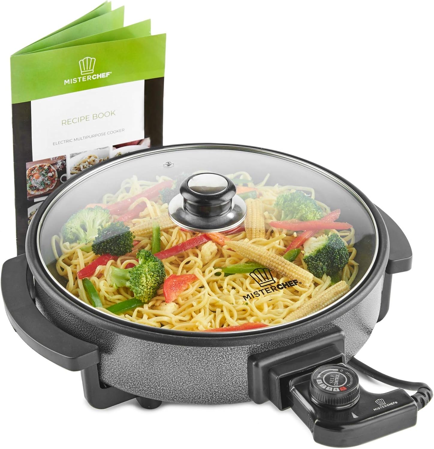 MisterChef® Multi-Function Cooker - Electric Frying Pan Cooker with ...