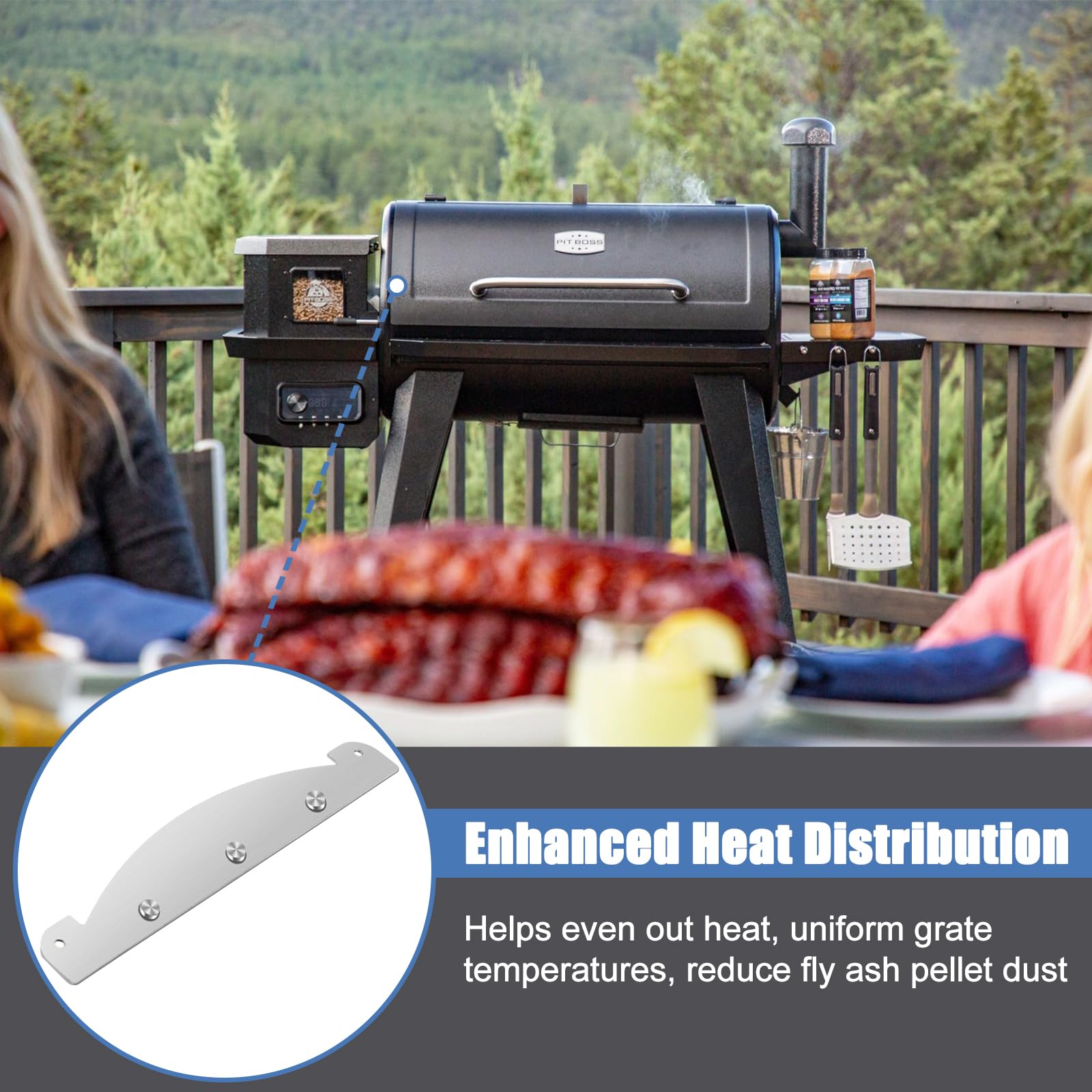 Snapklik.com : Heat Deflector Modification For Pit Boss Austin XL, Pro ...