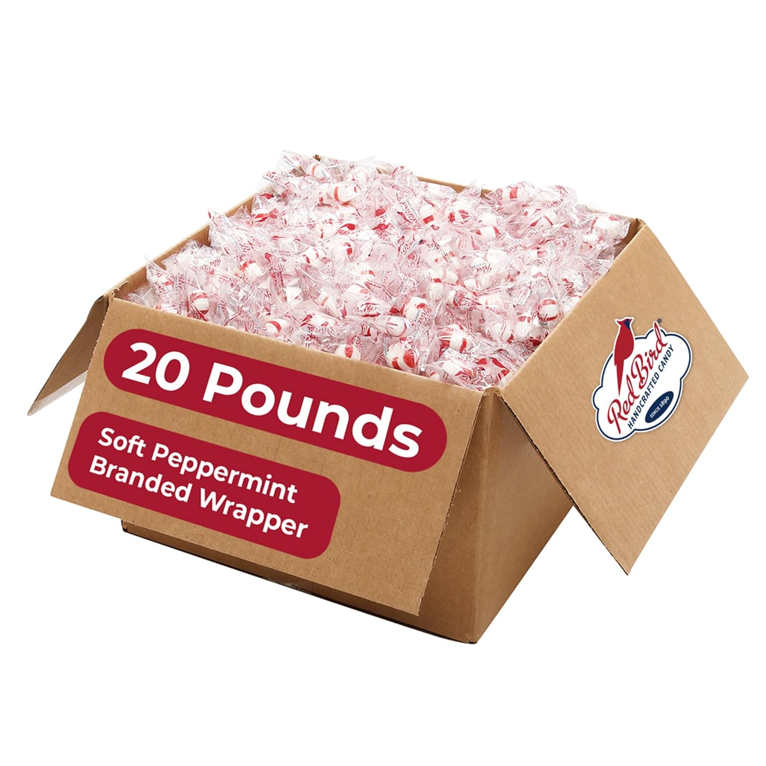 Amazon.com : Red Bird Soft Peppermint Candy Mints, Bulk Candy ...
