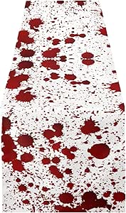 Amazon.com: Red Blood Ink Splatter Spots Stains Isolated on White 13" X ...