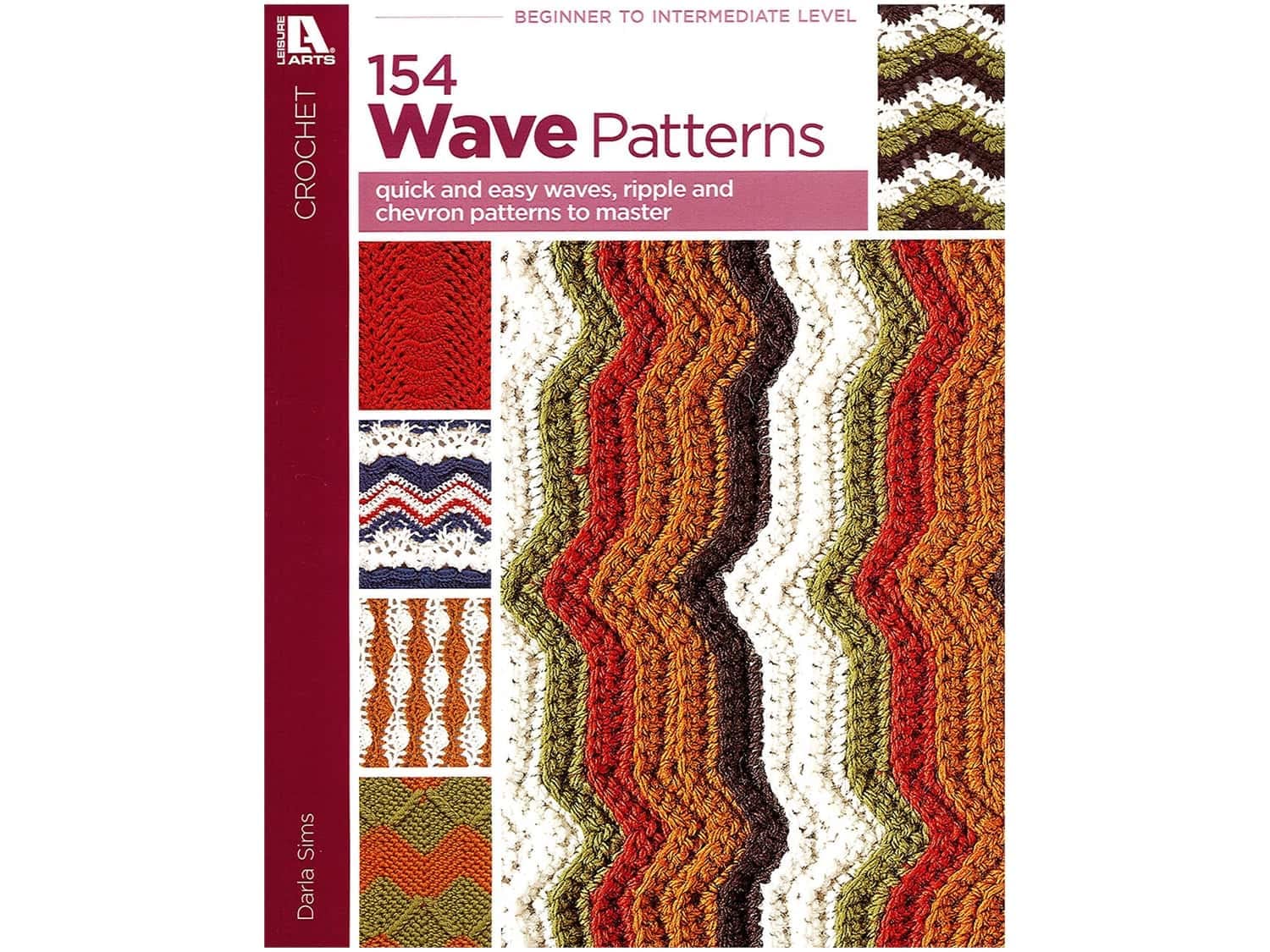 Amazon | 154 Crochet Wave Patterns | Sims, Darla | Crocheting