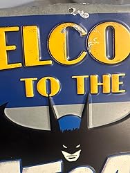 Amazon.com: DC Comics Batman Batmobile Parking Only Embossed Metal Sign ...