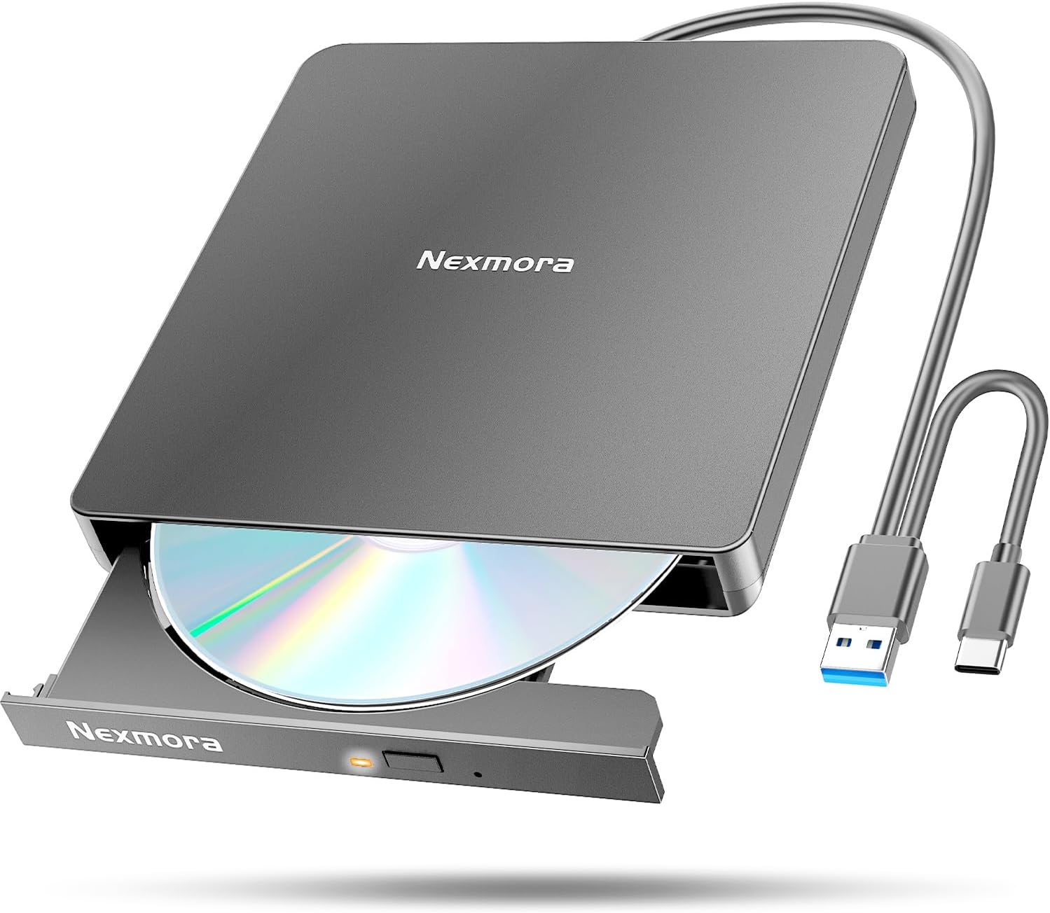 Amazon.co.jp: 【2024革新型・高速USB3.0対応】 CD DVDドライブ 外付け 静音 DVDプレーヤー 外付けDVD ...
