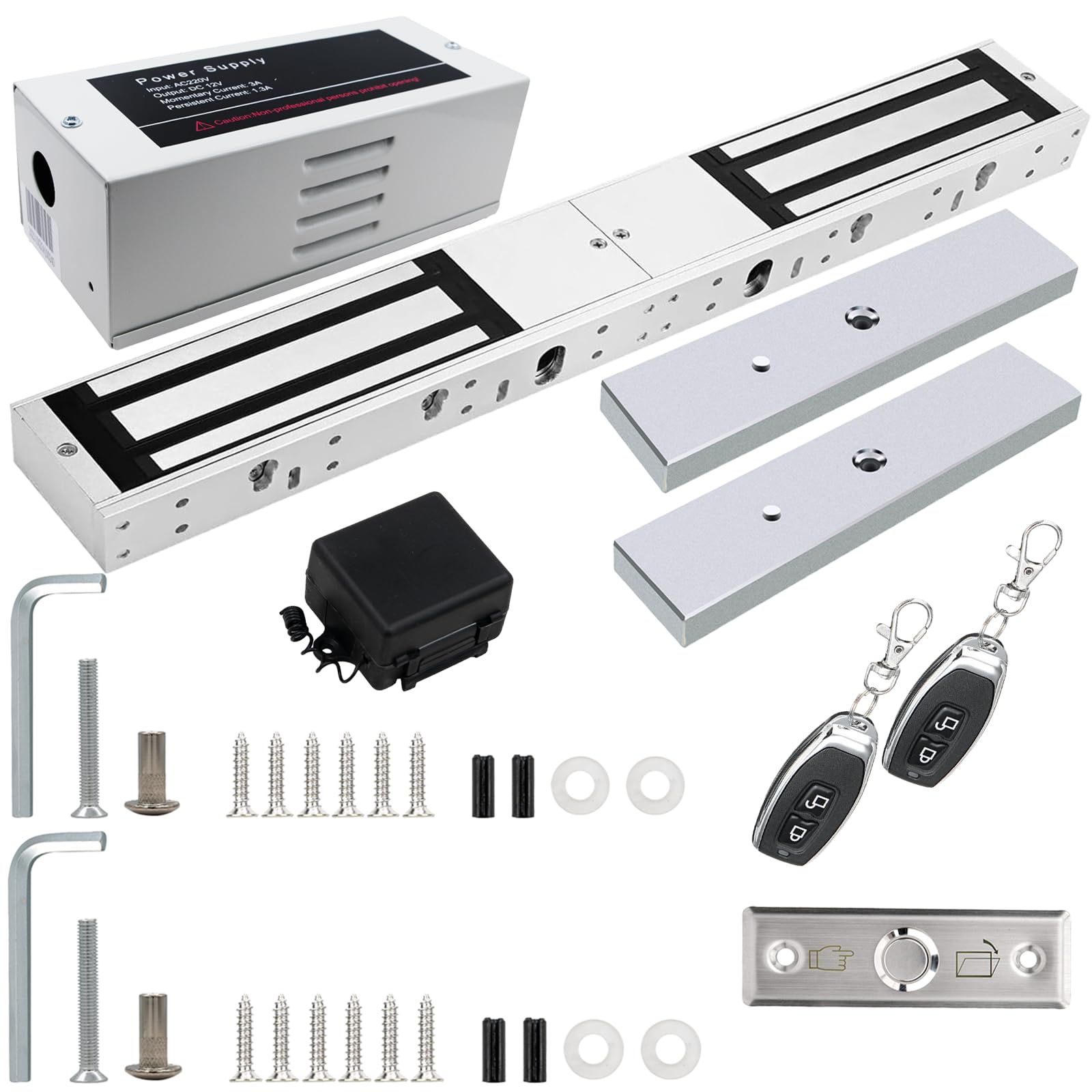 Snapklik.com : 600lb2 Electric Magnetic Double Door Lock Double 600lbs ...