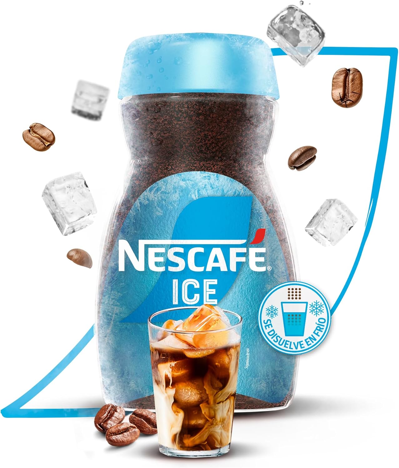 Nescafé Ice Café 100% Puro Soluble para Preparar en Frío en Frasco de ...