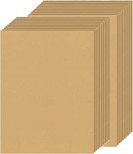 Amazon.com: HningBuyox 300 PC Kraft Paper Sheets, Brown Printer Paper ...