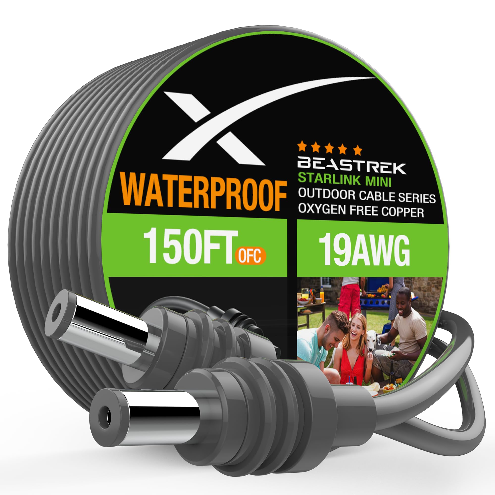 Amazon.com: Starlink Mini DC Power Cable, 46M/150FT Replacement DC to ...