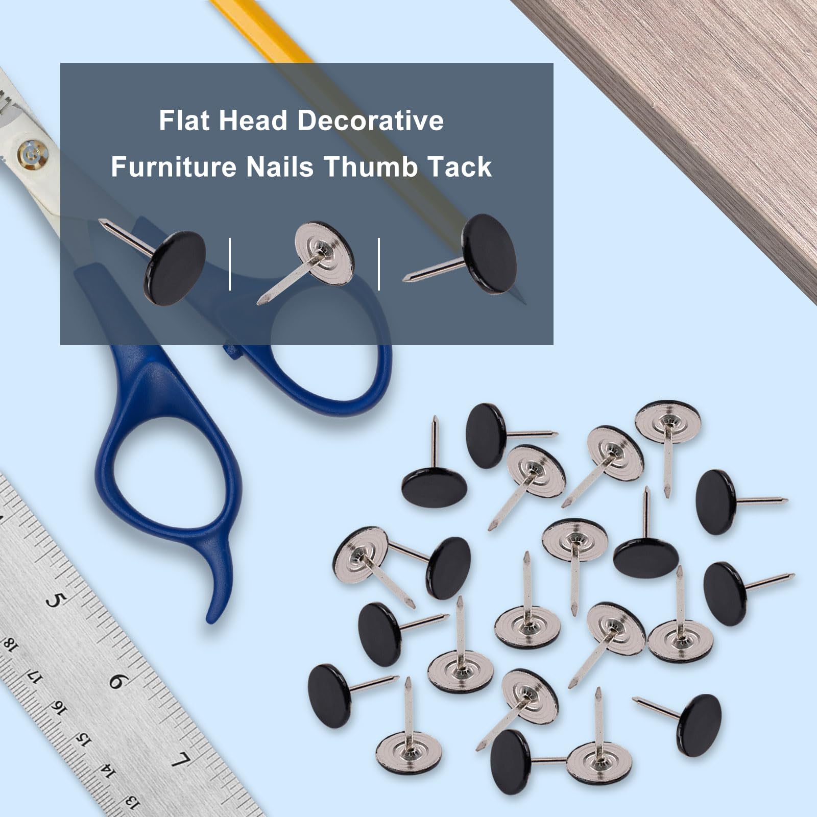 Blued Steel Tacks Hillman Group Copper Cut Tacks #4 - 0.5 Ounce Pack Of ...