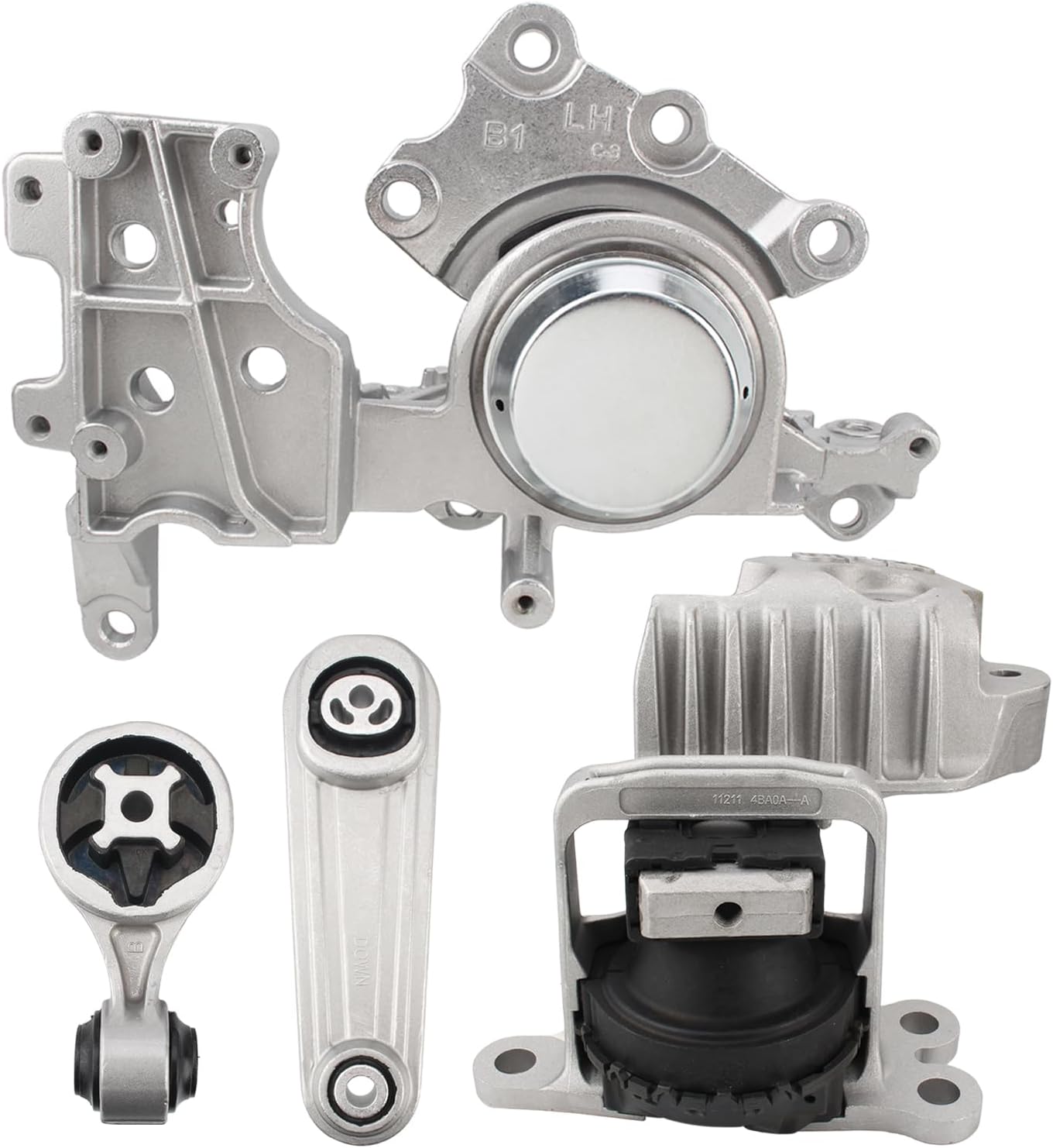 Amazon.com: Carbhub 4pc Motor Mount Kit Set Replace A4364 A4366 A4367 ...