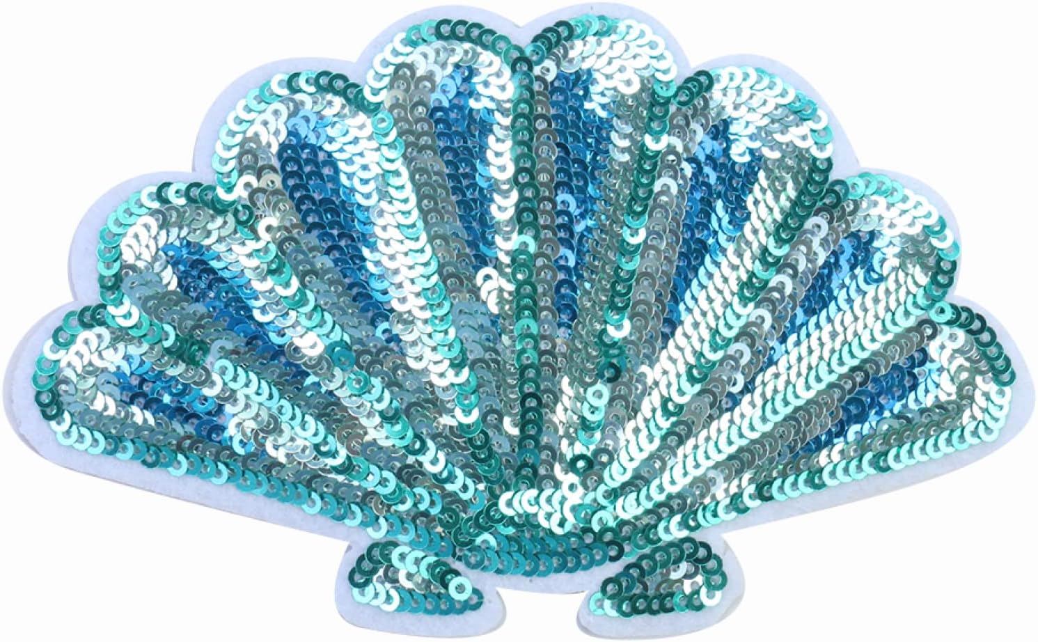 Amazon.com: Ocean Shell Blue Paillettes Sequins DIY Patches for ...