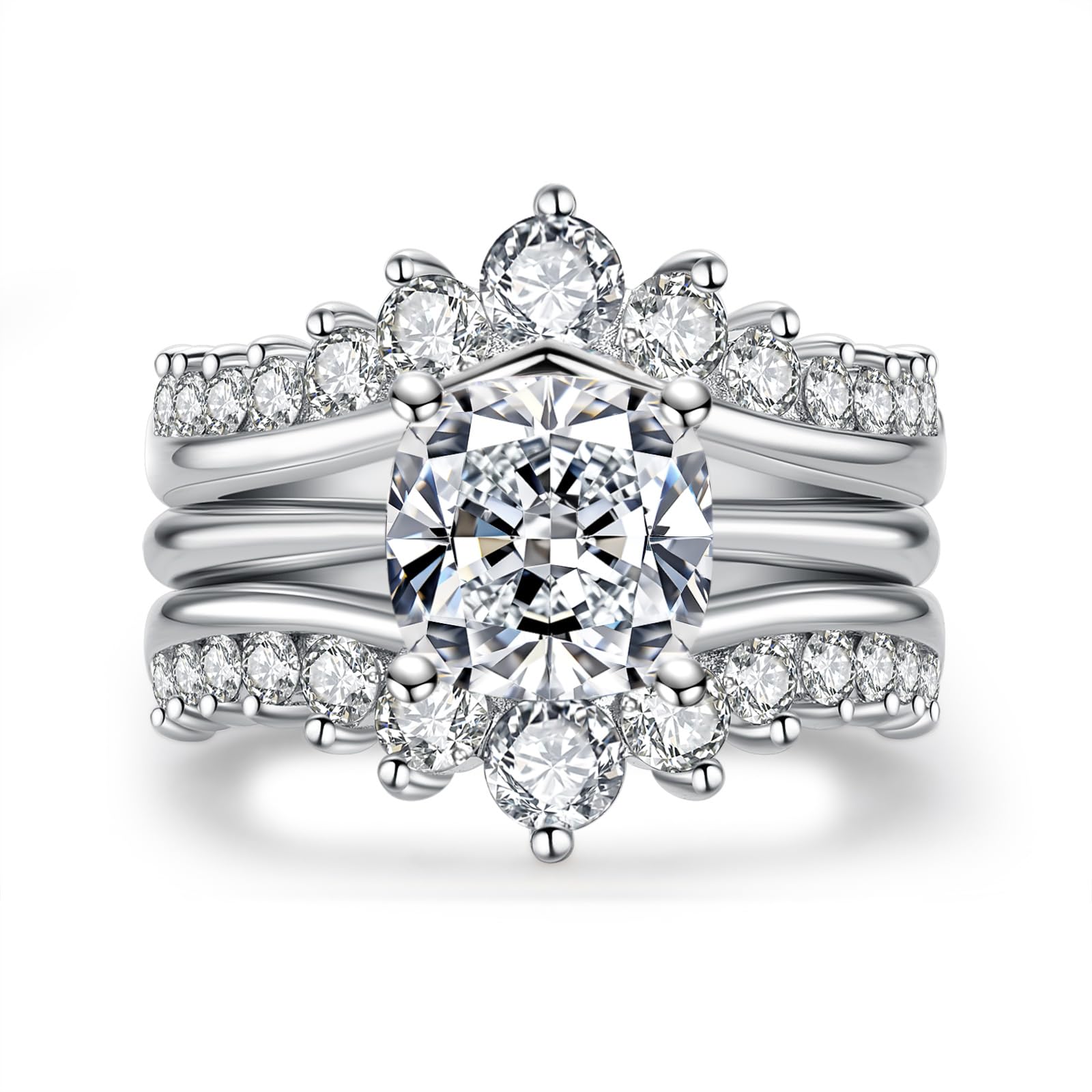 9 Best 3 Piece Wedding Ring Sets For Her | Brilliance That Lasts