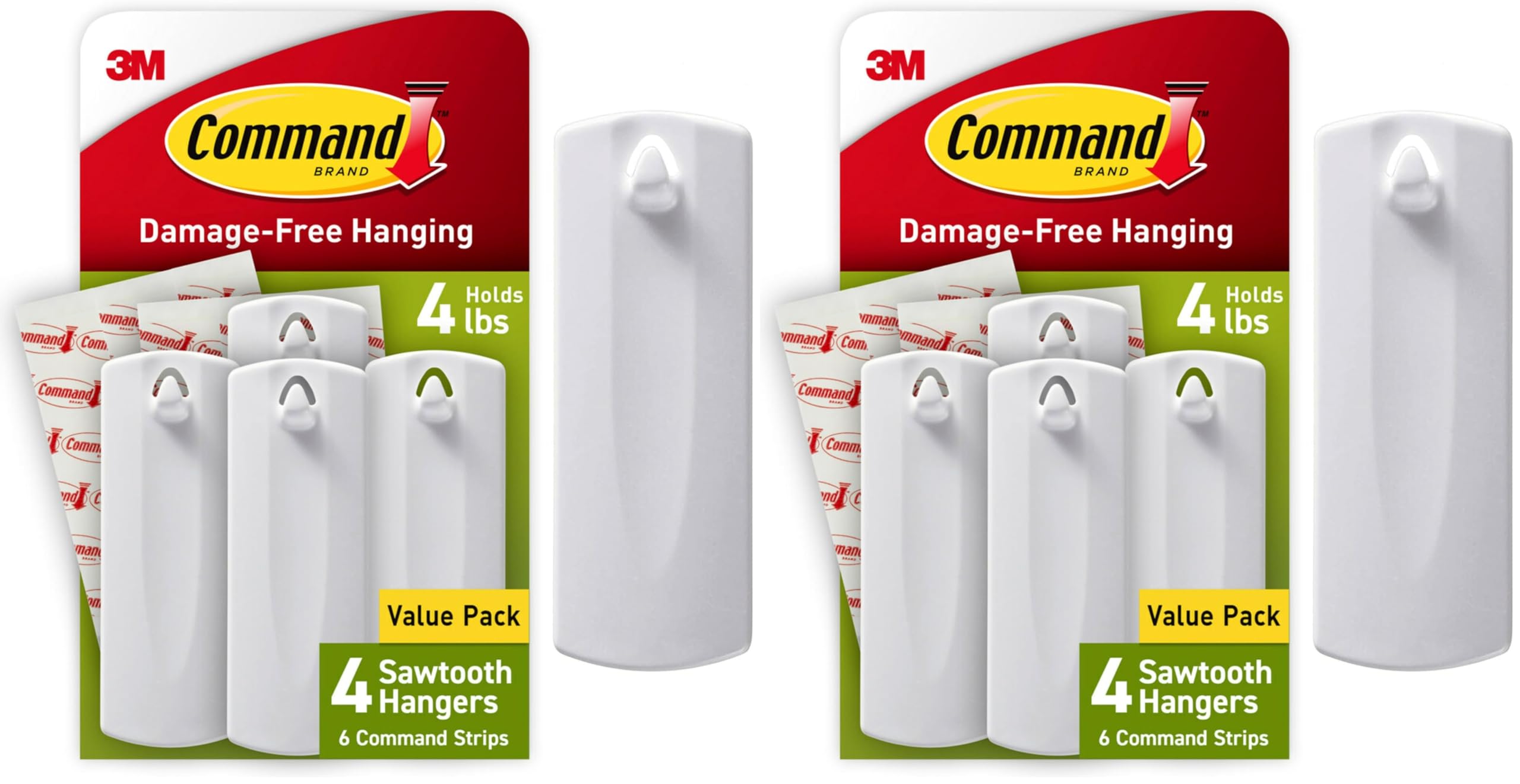 Snapklik.com : Command Sawtooth Picture Hangers, Damage Free Hanging ...