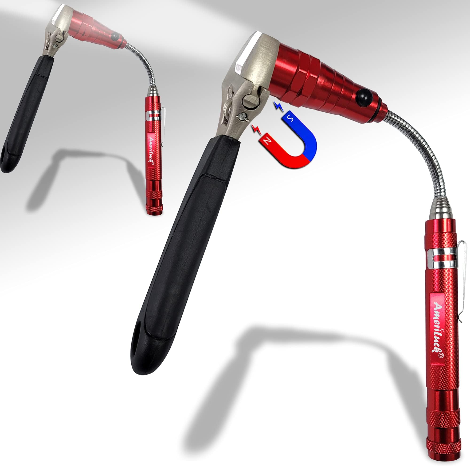 WIROJ BlueSunshine Portable 3 x LED Telescopic Flexible Extensible Led ...