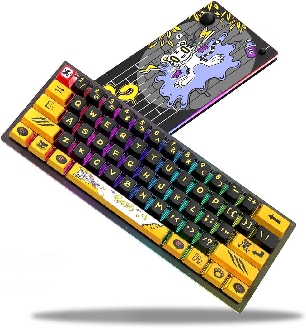 Amazon.com: Womier XVX K61 60% Mechanical Keyboard, Hot Swappable ...
