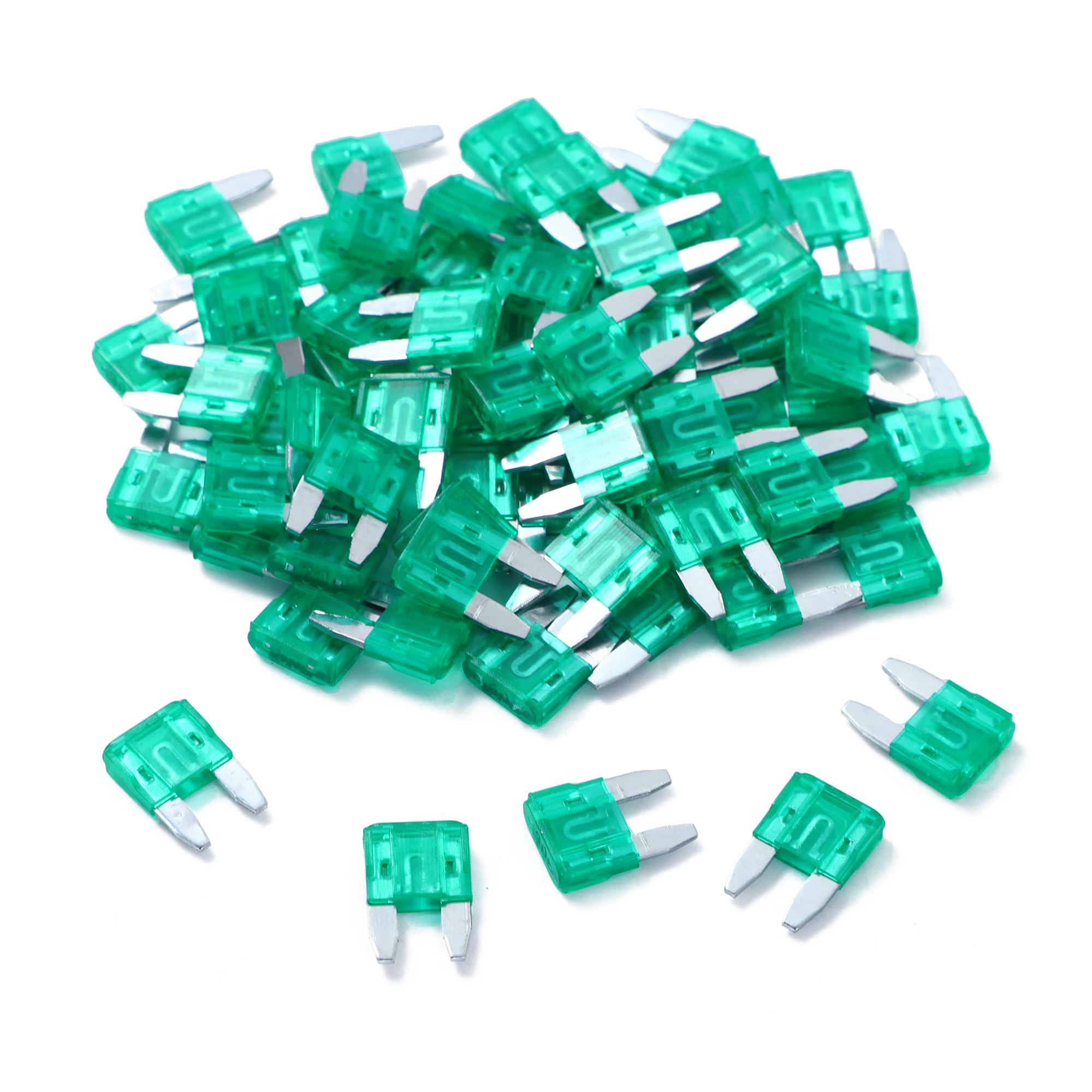 Snapklik.com : 1000 Pack Auto Fuses 30 AMP APM/ATM 32V Mini Blade Style ...