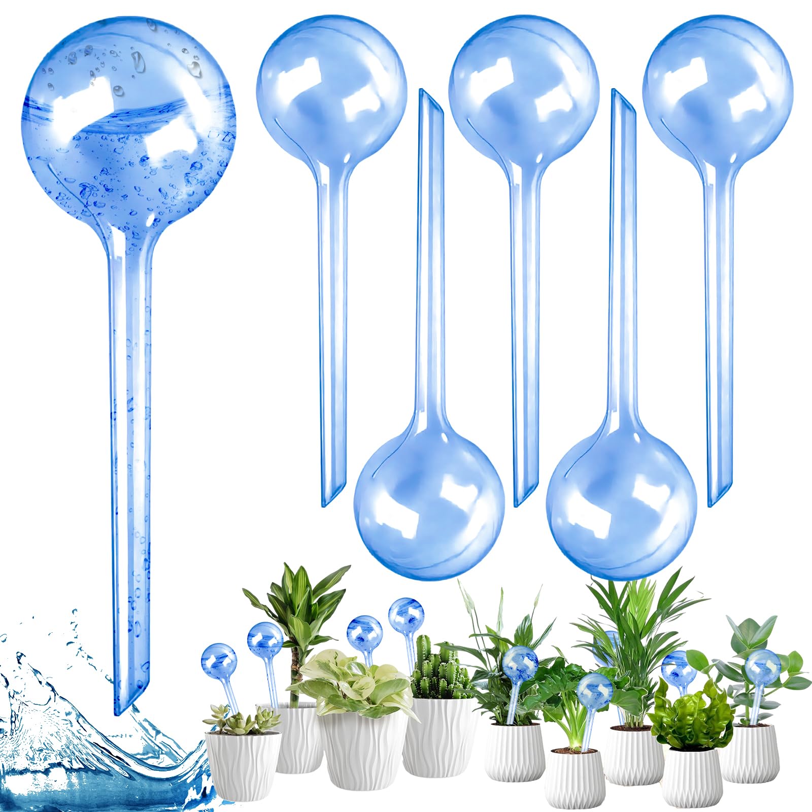 Plant Watering Ball, 6pcs Automatic Watering Ball, Imitation Plastic ...