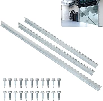 9 Foot Garage Door Strut, Heavy Duty Steel Reinforcement Bracket Kit ...