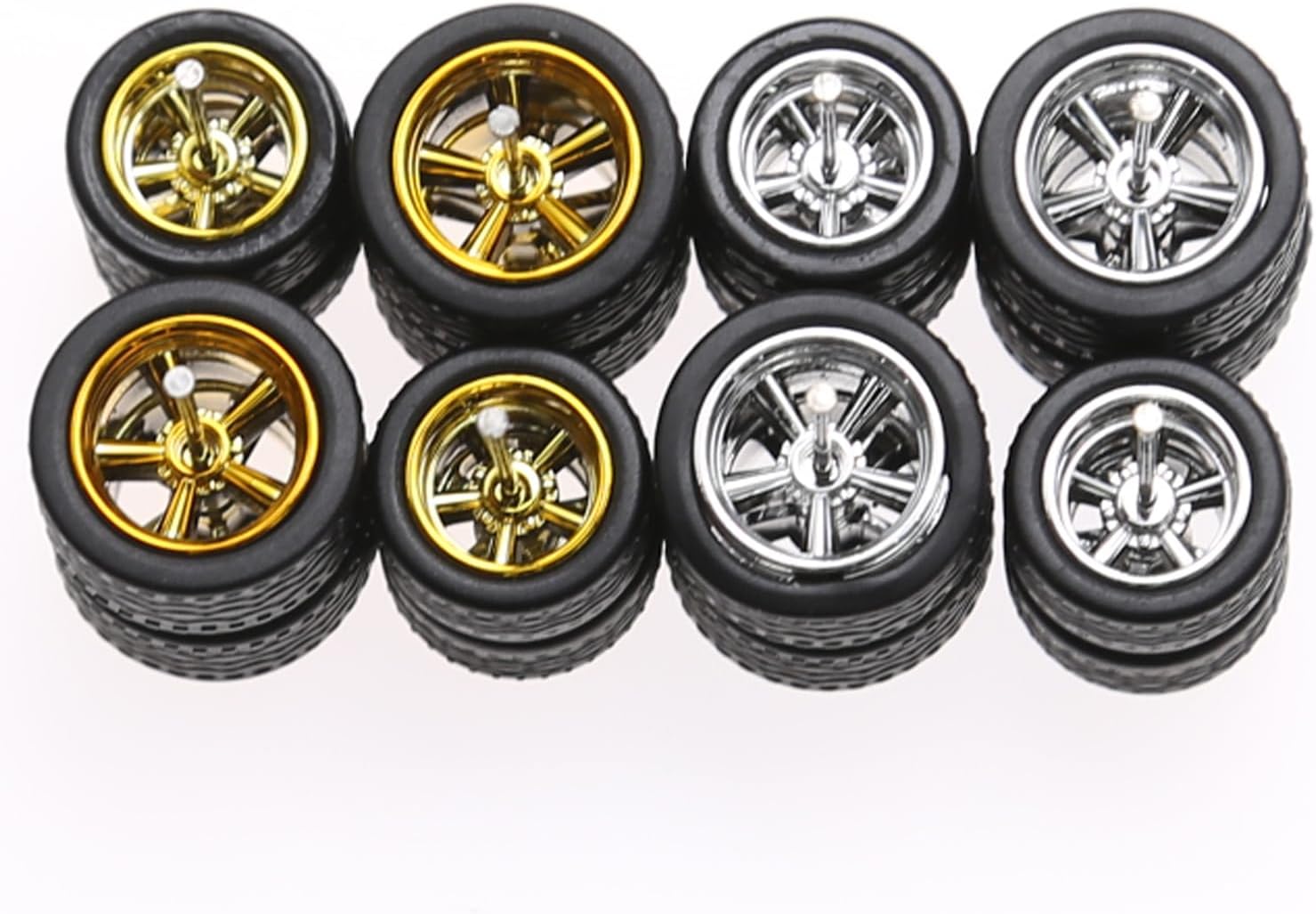 Amazon.com: BrixGenius 1/64-Wheels Small Front and Large Rear Off-Road ...