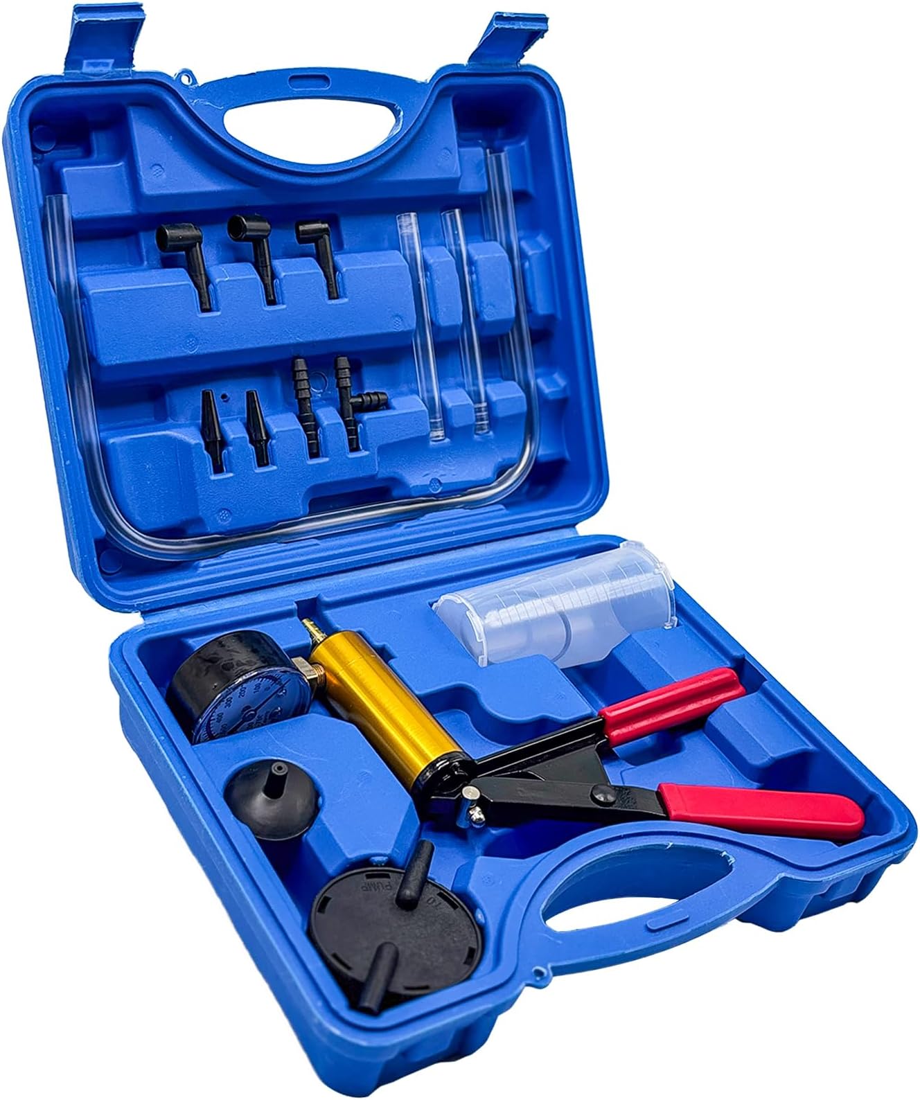 Amazon.com: 2 in 1 Brake Bleeder Kit Hand held Vacuum Pump Test Set,for ...