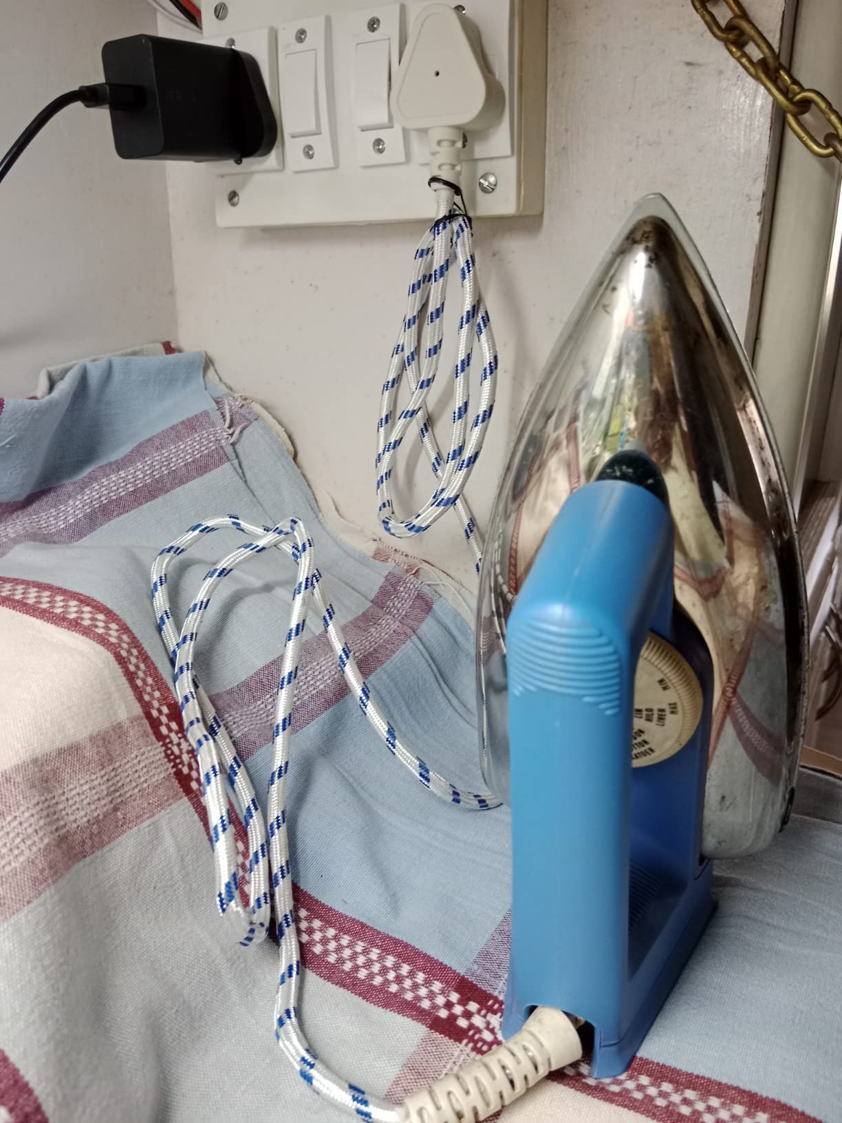 Iron Press Pure Copper Cable Wire Cord Multicolor : Amazon.in: Home ...