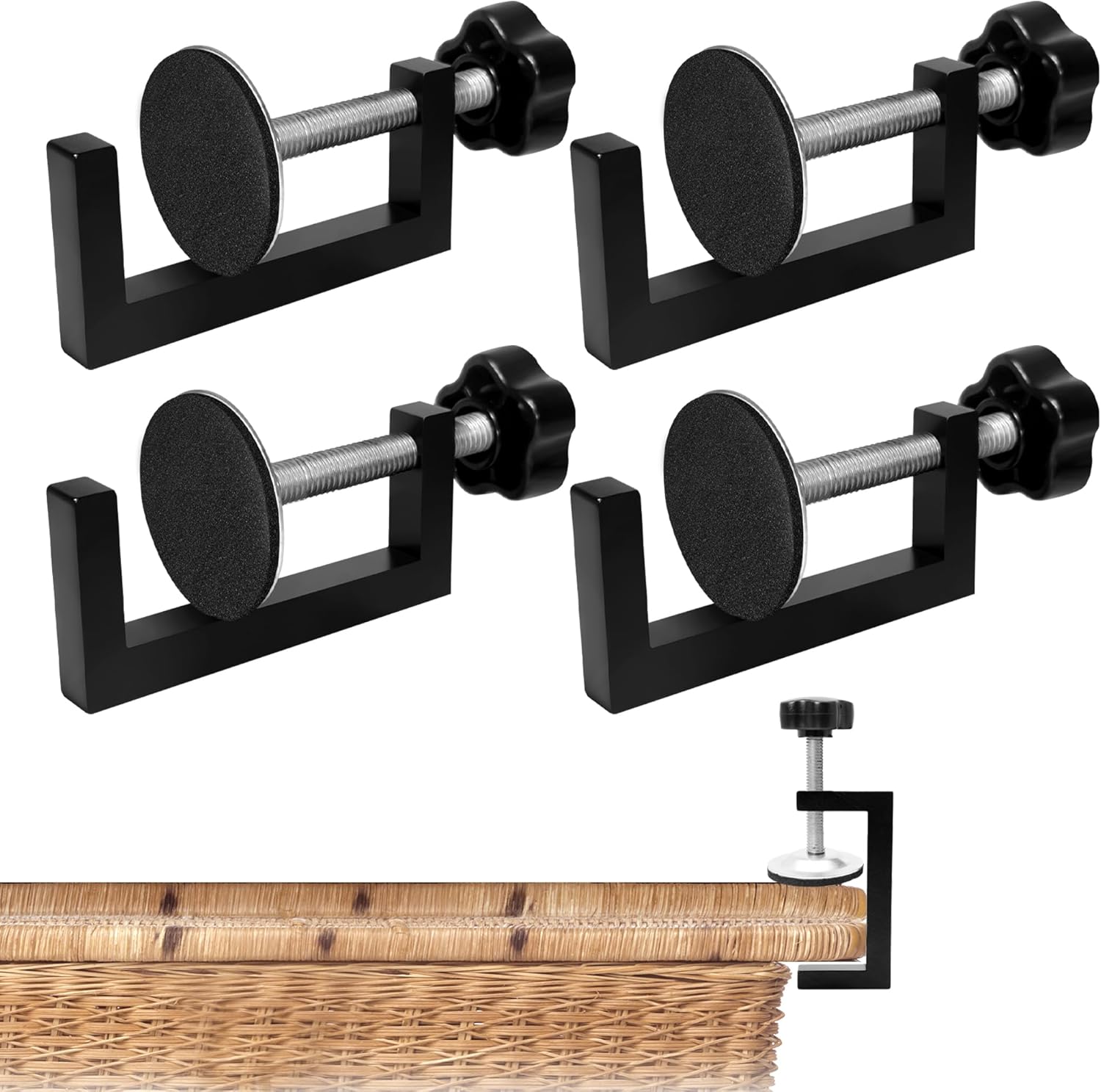 Amazon.com: HZCGJMY 4 Pcs Adjustable Patio Furniture Clips Outdoor ...