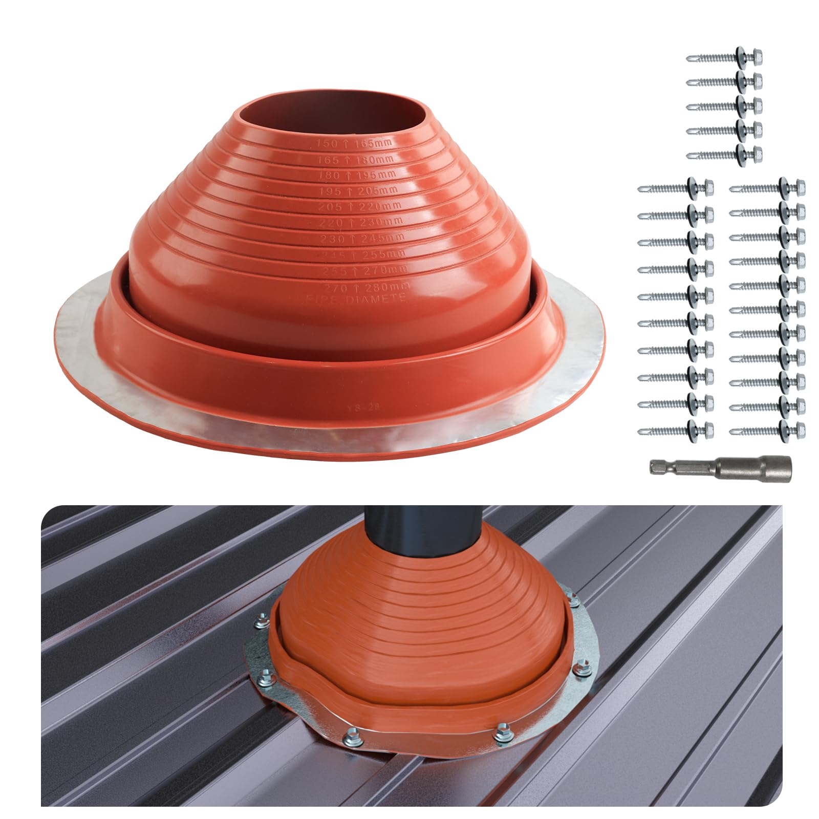Metal Roof Flashings Boot