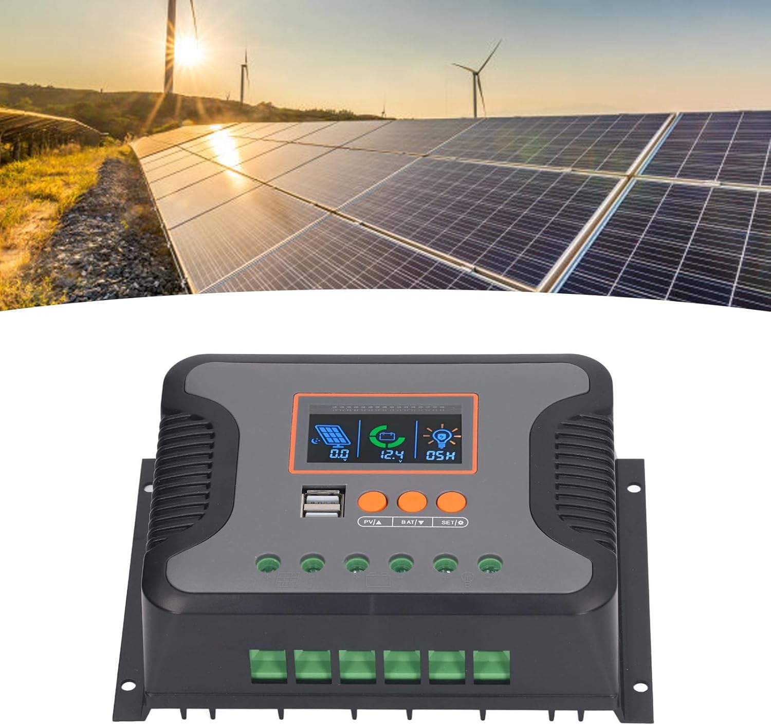 PWM Solar Controller 12V 24V 36V 48V, PWM Solar Controller, Solar Panel ...