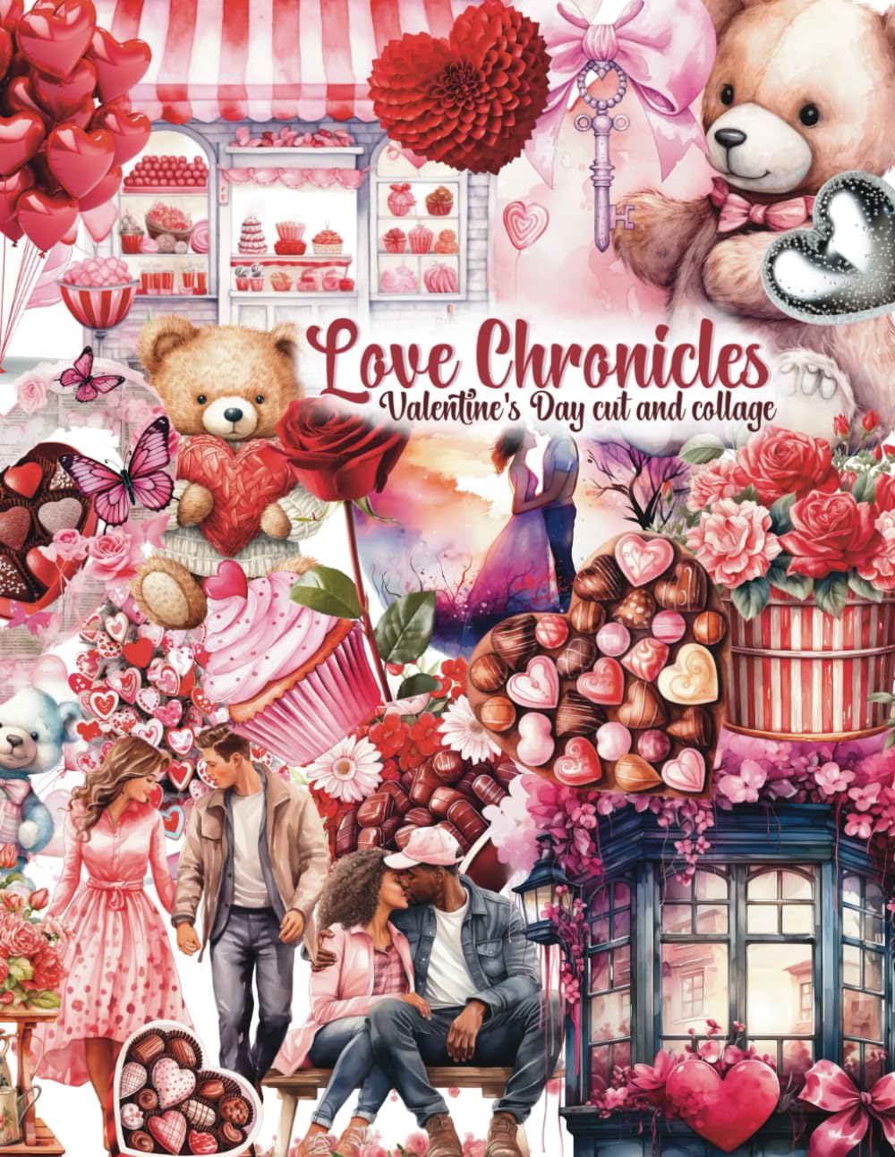 Love Chronicles Valentine's Day Cut and Collage Ephemera Book - Craft ...