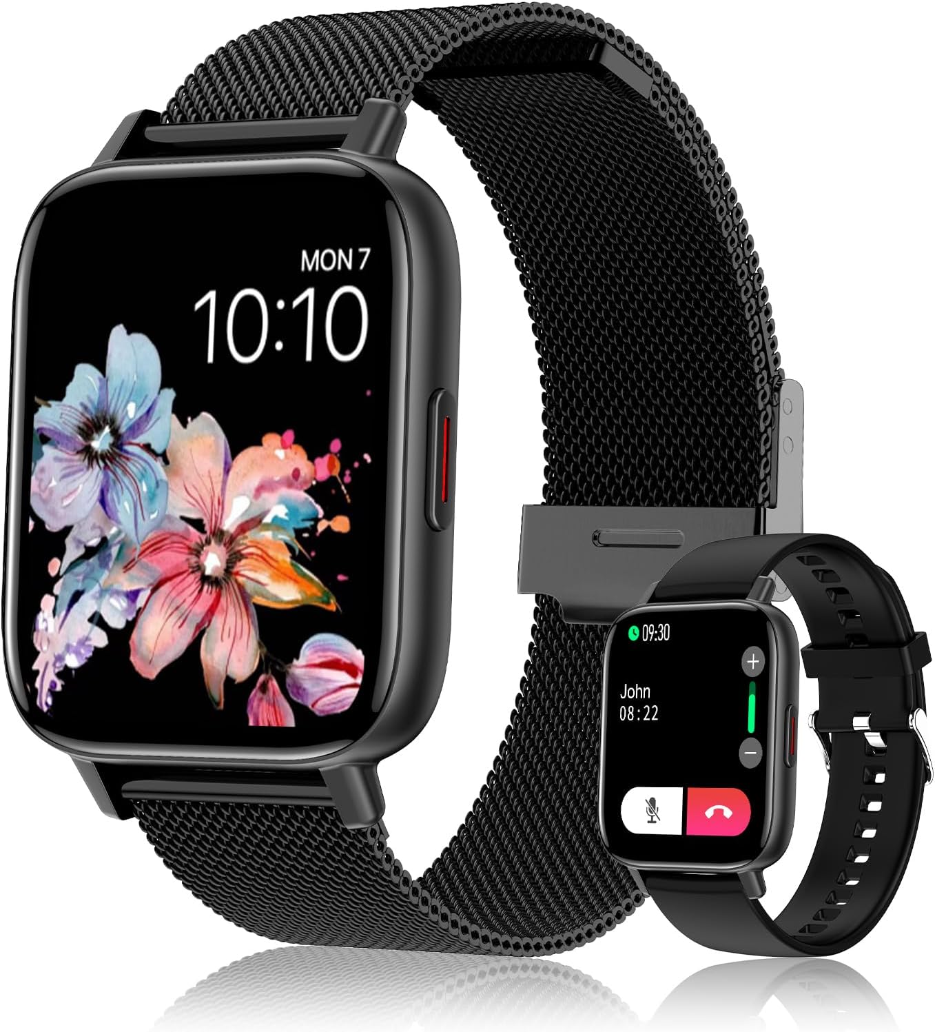 Amazon.com: HCHLQL Smart Watch for Android iOS Phones Compatible with ...