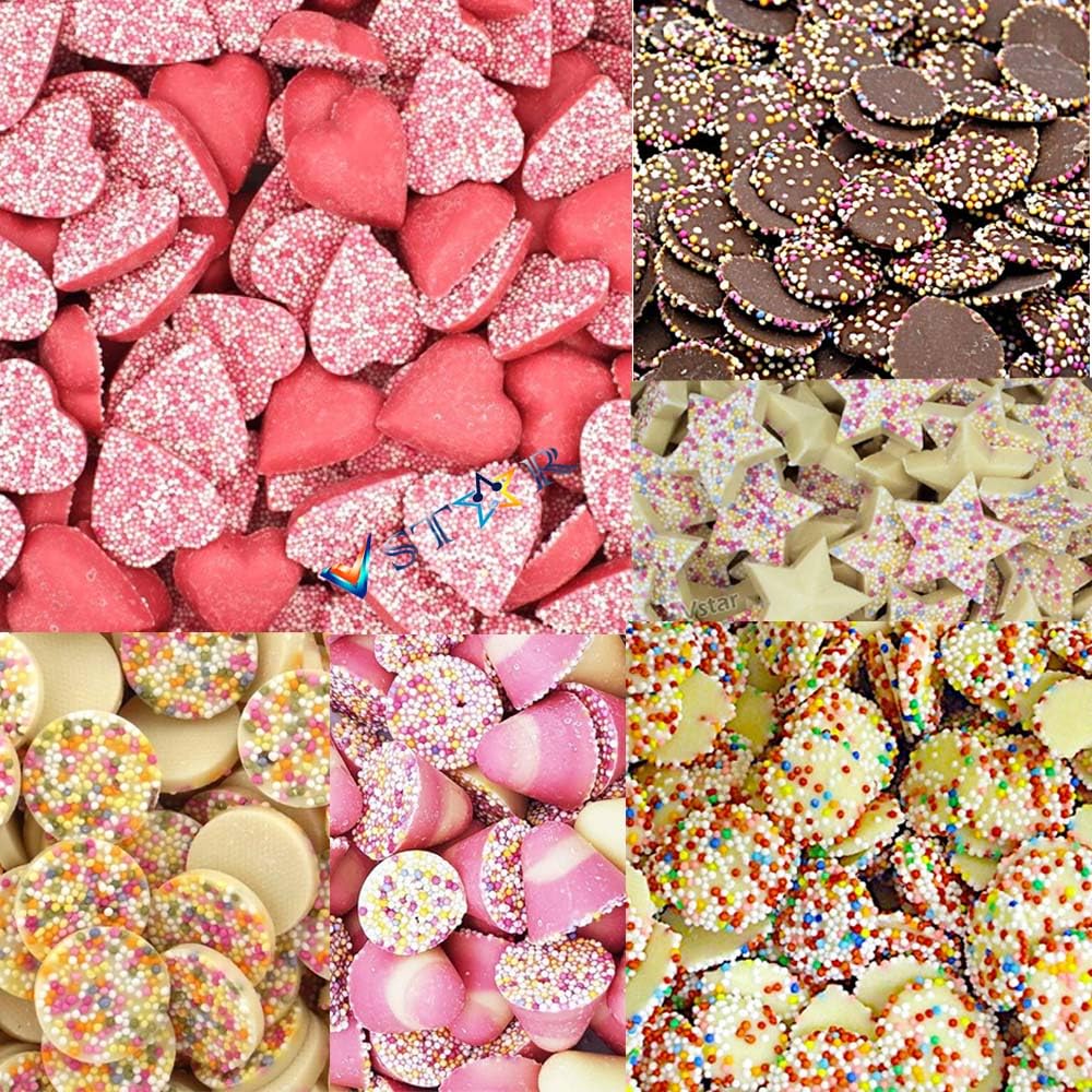 6 x Mixed Hannah's Mega Snowies,Pink Hearts,White Stars,Snowies ...