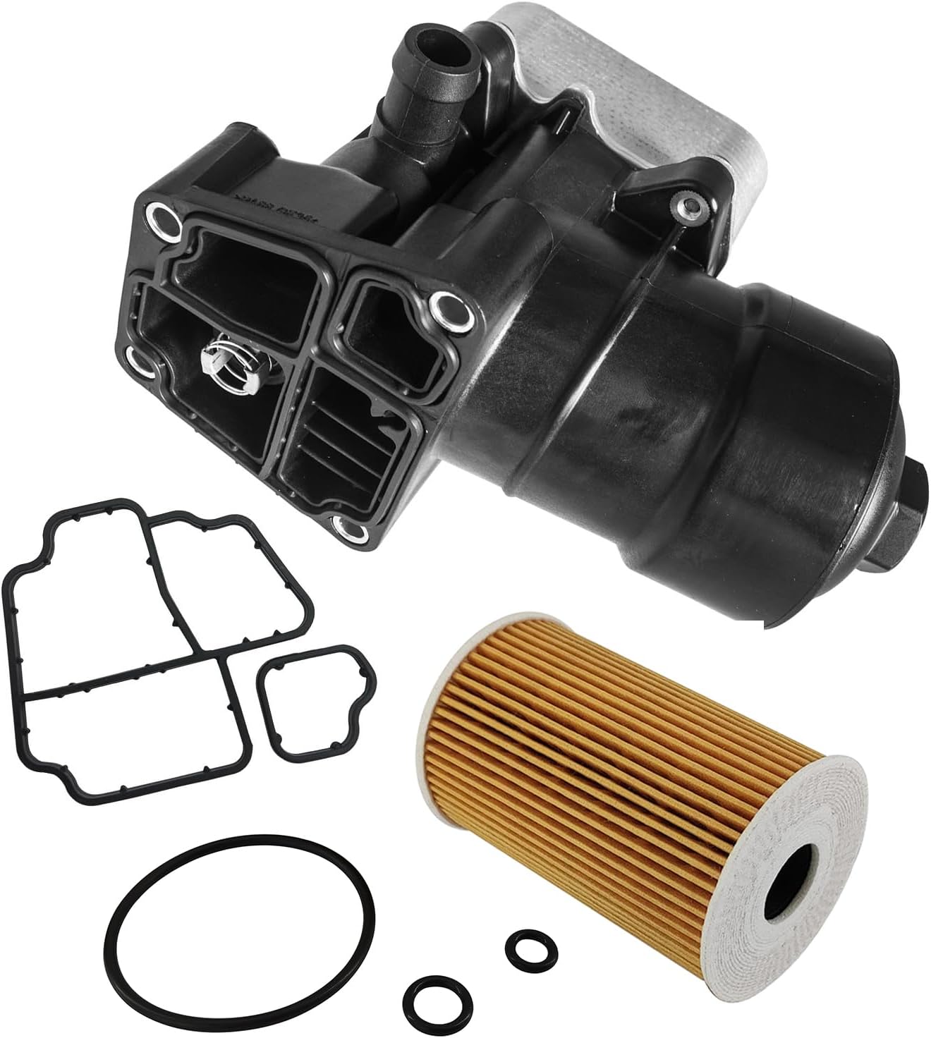 Febi Bilstein 109394 Oil Filter Housing with oil filter and oil cooler ...