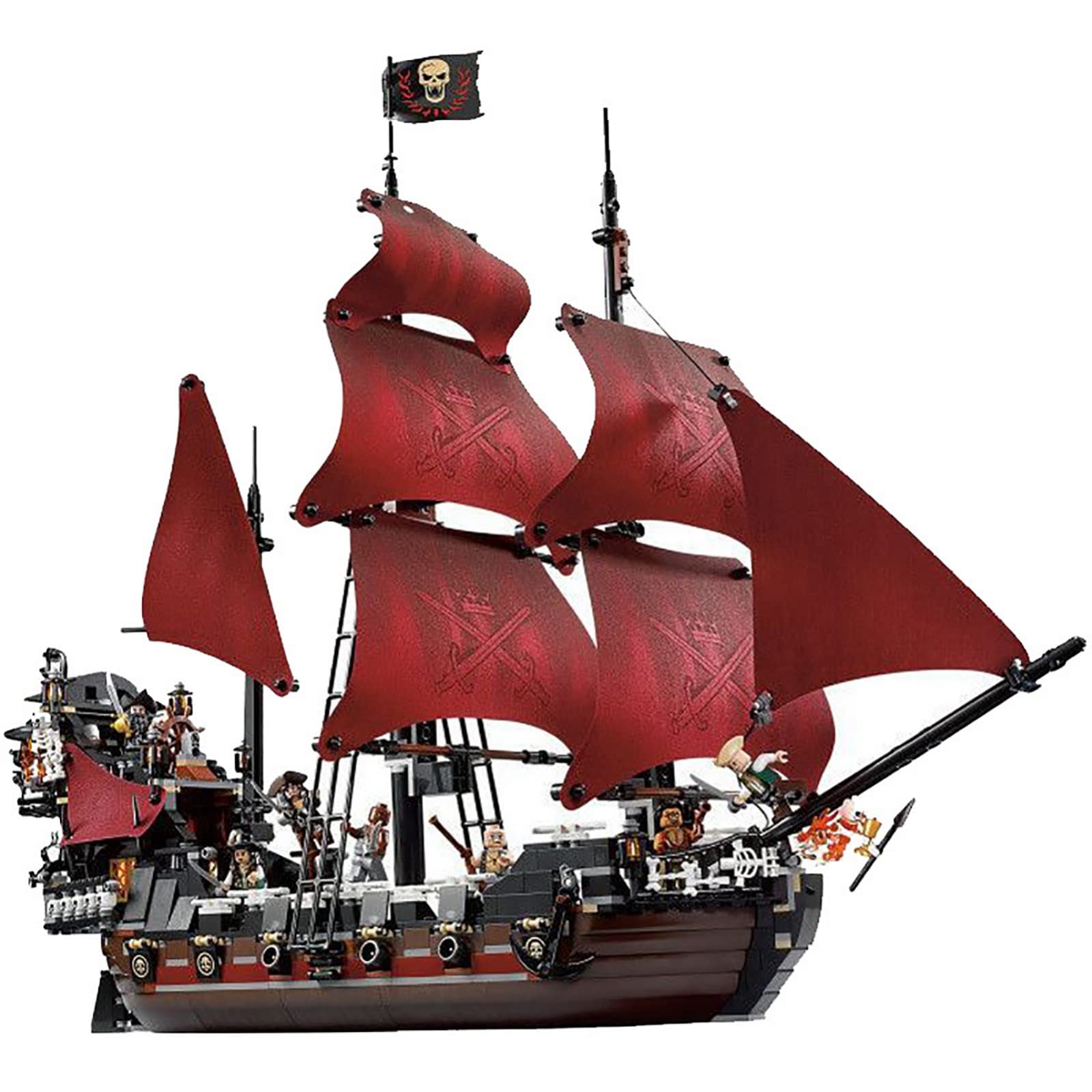 Buy Pirate Ship Queen's Revenge Pirate Ship Building Blocks Pirate Ship ...