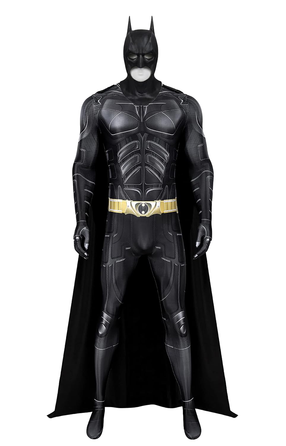 Buy vickkt Polyester Rubber Batman Cosplay Costume For Adult, Dark ...