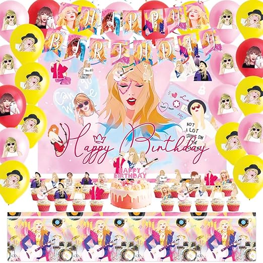 Amazon.com: Singer Birthday Party Supplies, Singer Party Decorations ...