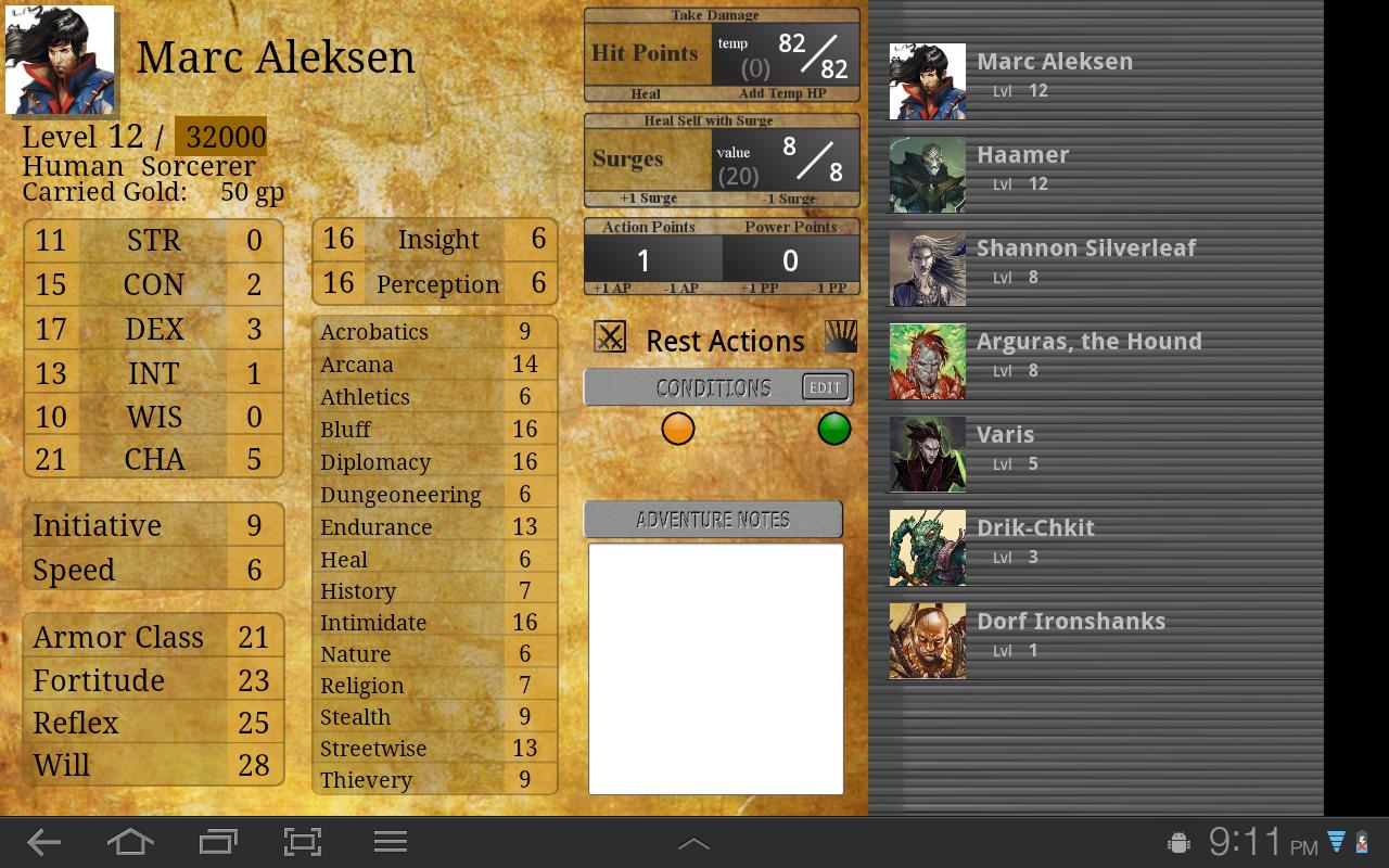 DnD Buddy - App on Amazon Appstore