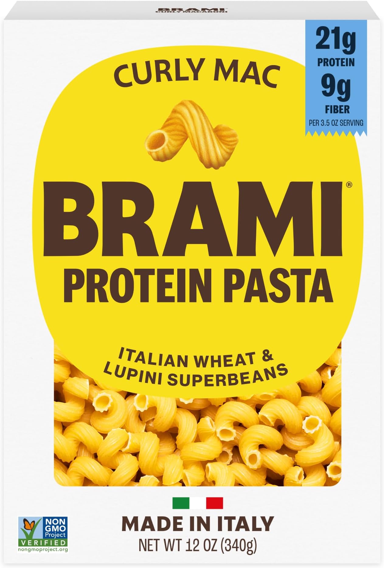 Amazon.com : Brami Pasta | Made with Semolina Wheat & Lupini Beans ...