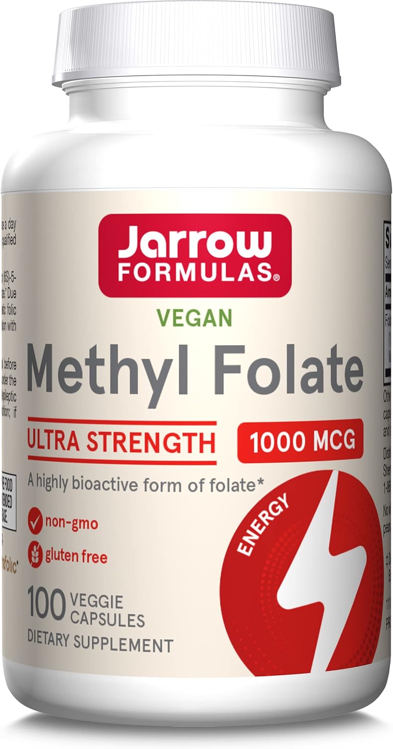Jarrow Formulas folato de metilo 5 MTHF 5M1000 1 1 – Yaxa Colombia