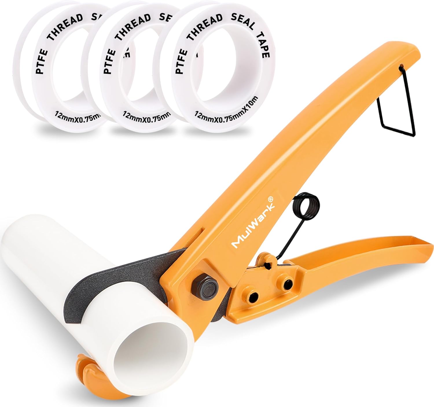 Mulwark PVC Pipe Cutter Tool Cuts up to 1-1/4", Heavy-Duty Aluminum PVC ...