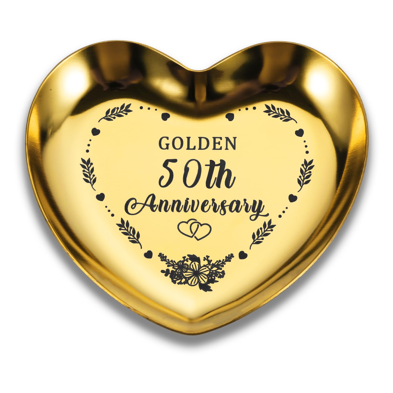 Amazon.com: 50th Anniversary Golden Gifts for Husband Wife Women Men ...