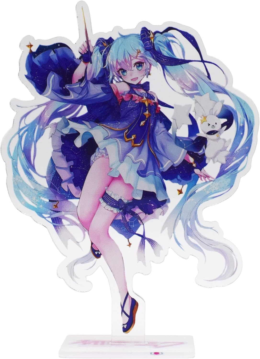 Amazon.com: Luckxing Anime Miku Acrylic Stand Figure,Desktop Ornament ...