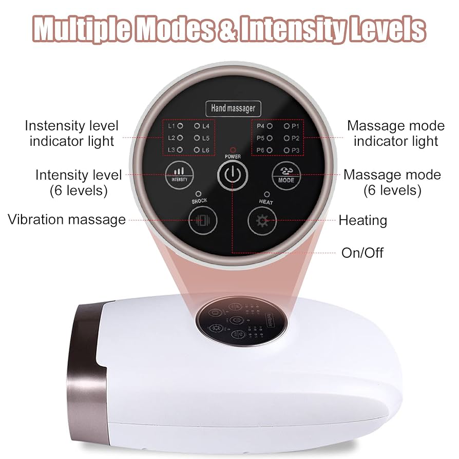 Hand Massagers Arthritis Hand Massager With Compression & Heating,