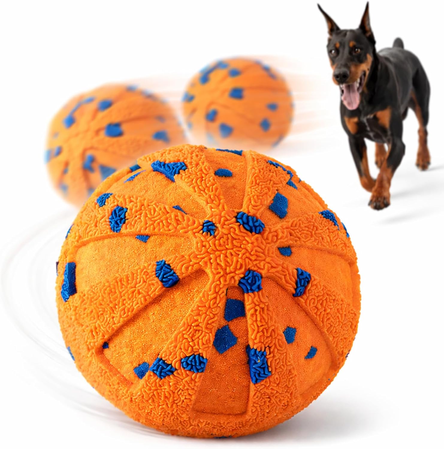Interactive Moving Dog Ball for Medium & Large Dogs with Ultra ...