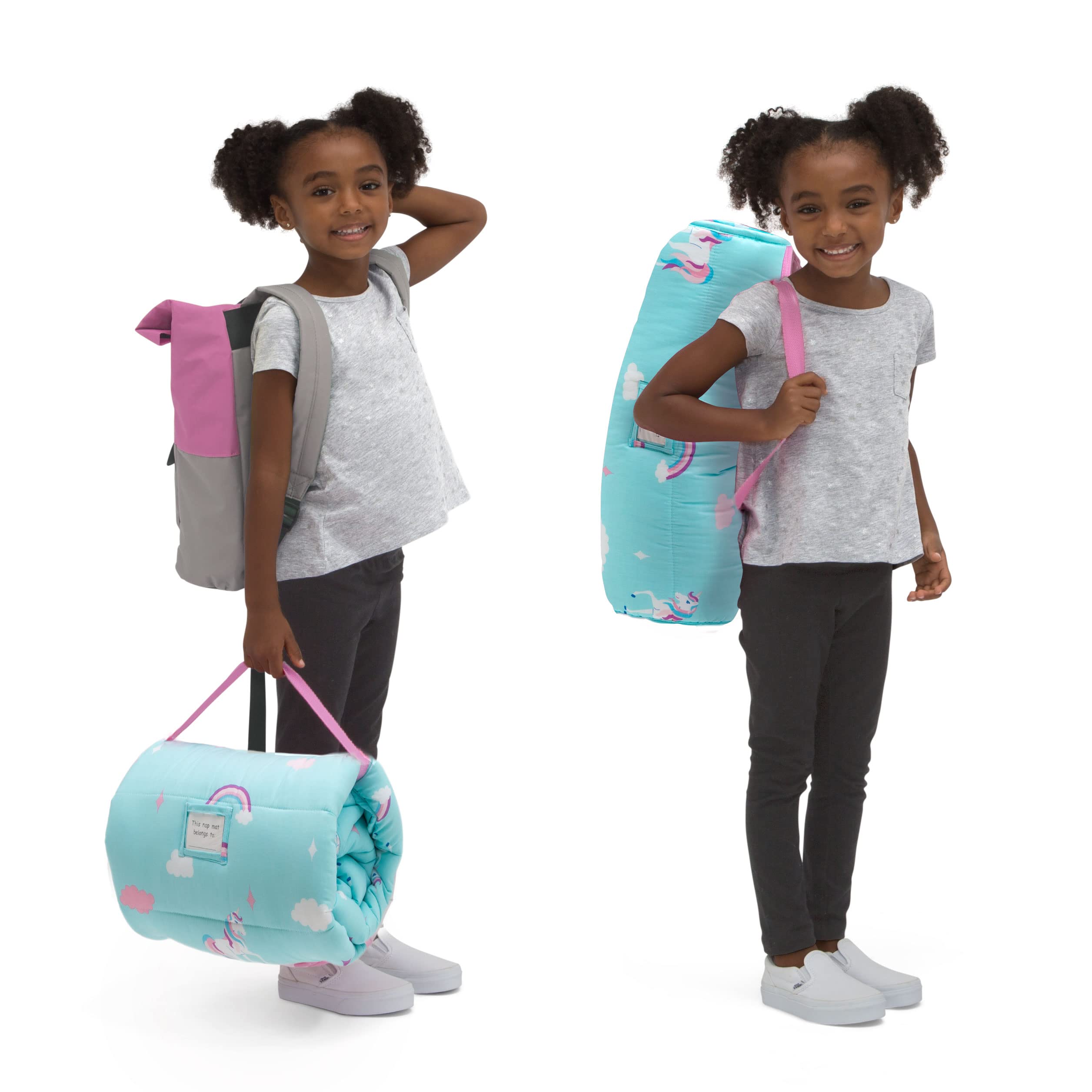 Delta Children Nap Mat with Included Pillow and Blanket for Toddlers ...