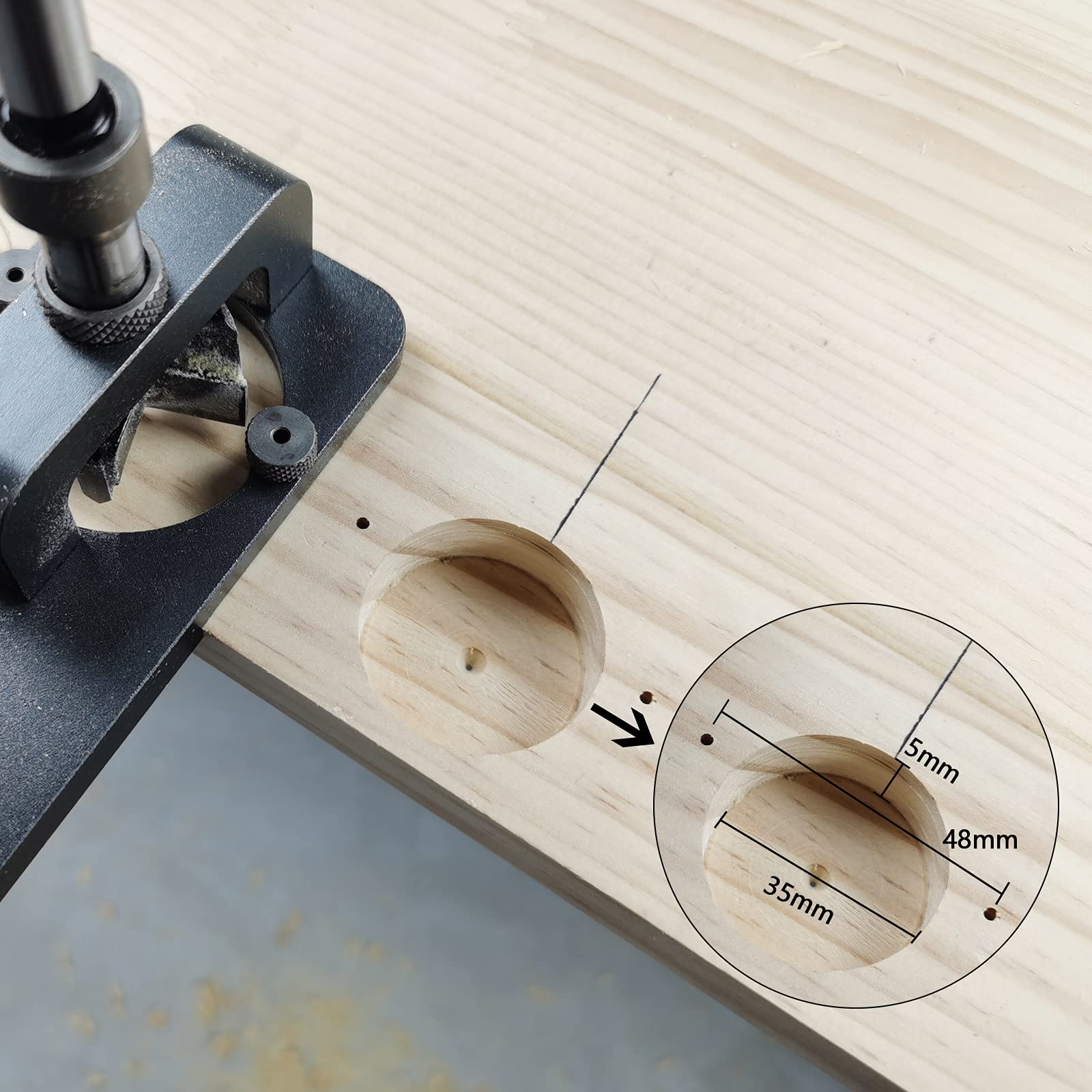 Snapklik.com : 35mm Concealed Hinge Jig