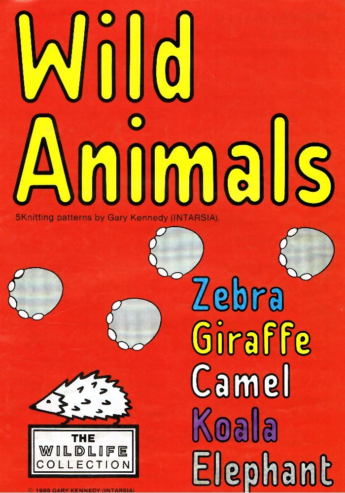 Wild Animals Knitting Pattern Booklet: 5 Knitting Patterns for children ...